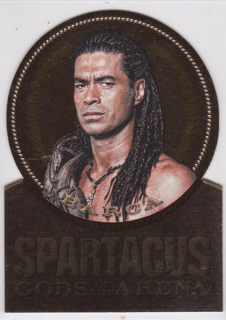 SPARTACUS 2012 PREMIUM GG7 DIE CUT GOLD PLAQUE RITTENHOUSE REWARDS ...