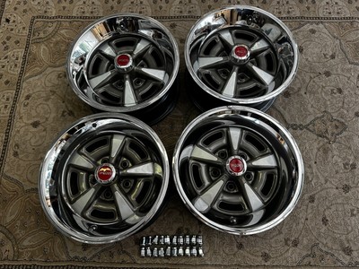 PONTIAC 70s RALLY II WHEELS (4) 15X7 TRANS AM FIREBIRD GTO LEMANS HW-HF ...