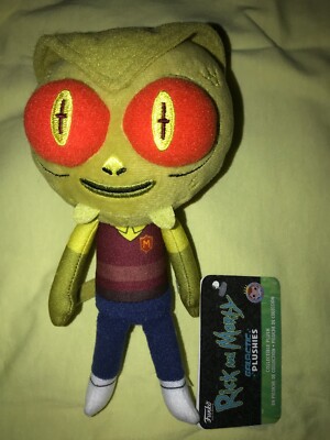 Rick and Morty Lizard Reptile Morty Plush Toy NEW Funko Galactic 8 ...