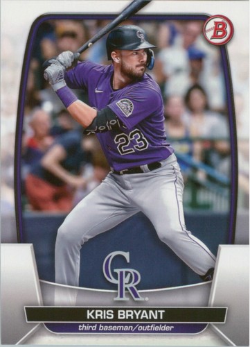 2023 Bowman Kris Bryant #79 Colorado Rockies Baseball Card | eBay