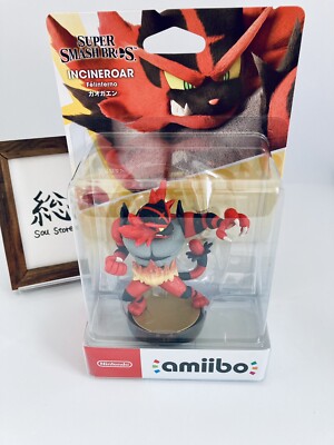 Incineroar amiibo Super Smash Bros. Pokemon Nintendo Switch New Figure ...