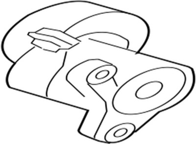 1345A158 Mitsubishi Tensioner, alternator drive belt auto 1345A158, New ...