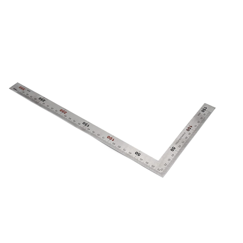 L Shaped Ruler 6" X 12" Metal 90 Degree Square Ruler Right Angle Ruler ...