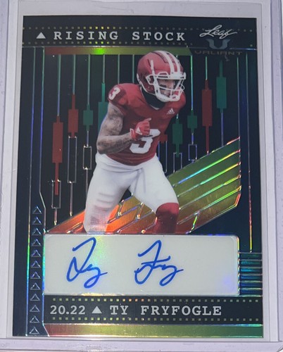 TY FRYFOGLE 2022 LEAF VALIANT RISING STOCK ORANGE AUTO RC CARD #D/20 ...