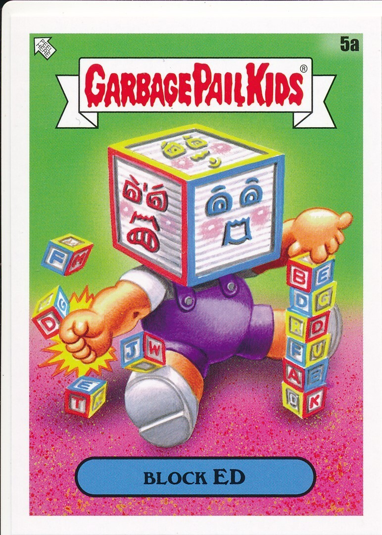 5a BLOCK ED 2024 GPK Garbage Pail Kids 1 Kids at Play BUILDING BLOCKS ...