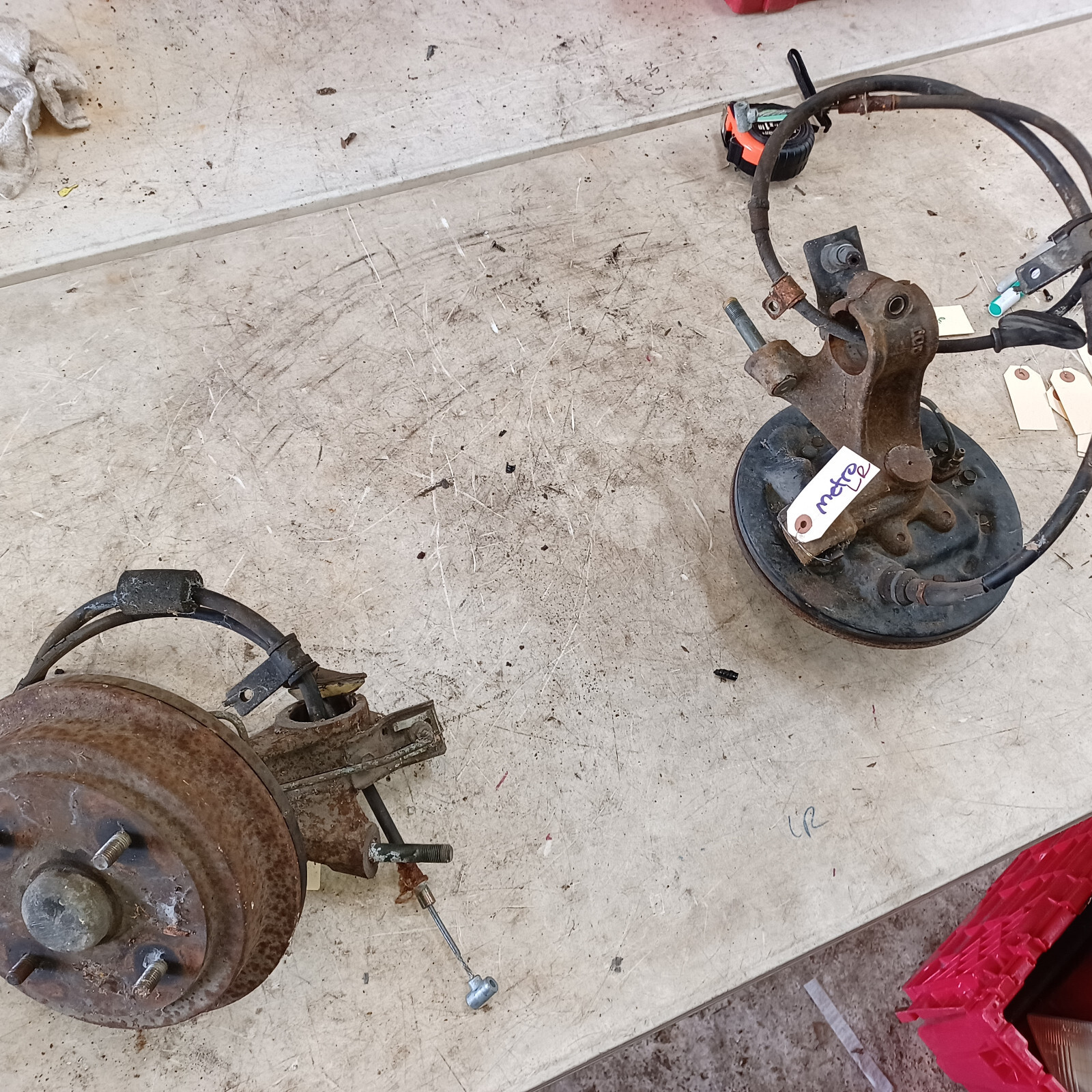 1989-1994 Geo Metro Driver Left Rear Wheel Hub Bearing Knuckle Spindle ...