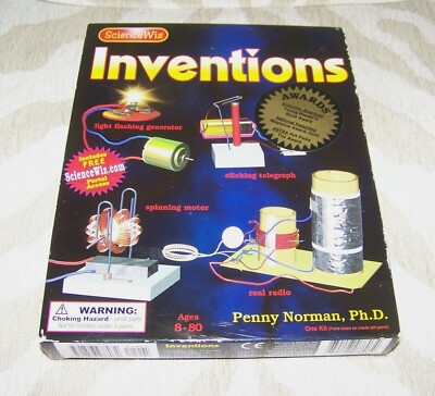 New In Box Science Wiz Inventions Kit Home Education Build Radio ...