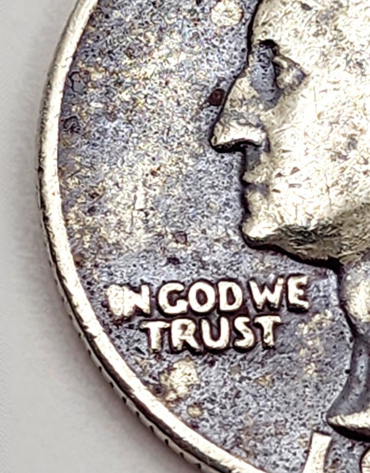 1965 George Washington Clad Quarter DDO Error No Mint Mark EXTREMELY ...