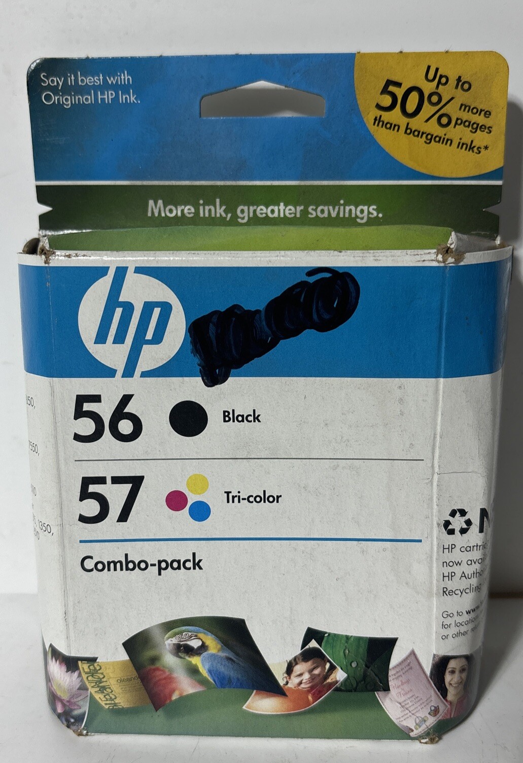GENUINE NEW HP 56 57 Ink Cartridge 2-Pack for DeskJet 5150 5550 5850 ...