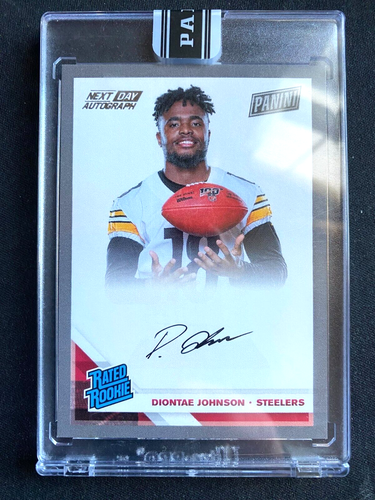 2019 Panini Next Day Diontae Johnson On Card Black Ink Autograph RC #2/ ...
