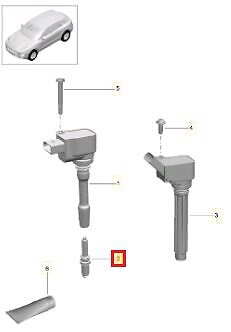 PORSCHE MACAN 95B Spark Plug 99917023590 NEW GENUINE | eBay UK