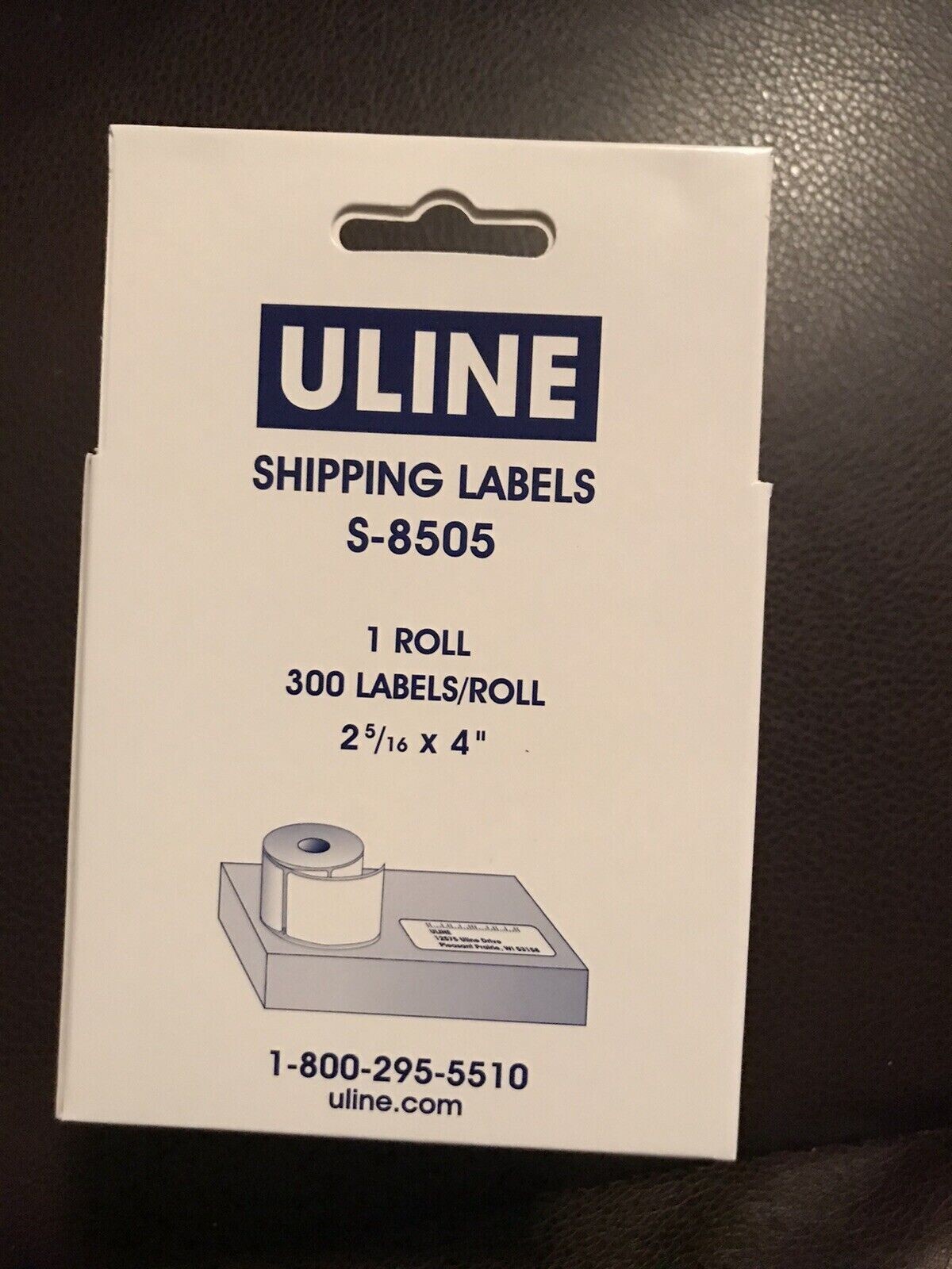 Uline Dymo White Labels 1 Roll 300 Labels 2 5/16 ” S-8505 for sale ...