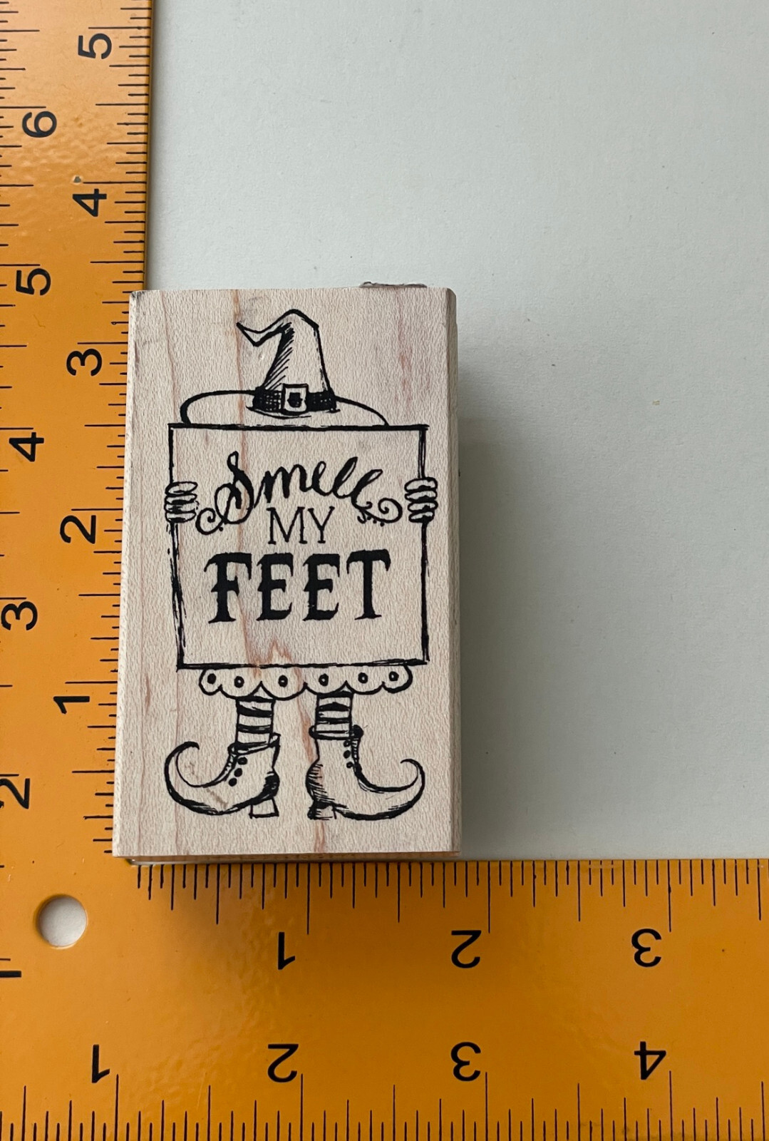 Smell My Feet Rubber Stamp by Judikins | eBay