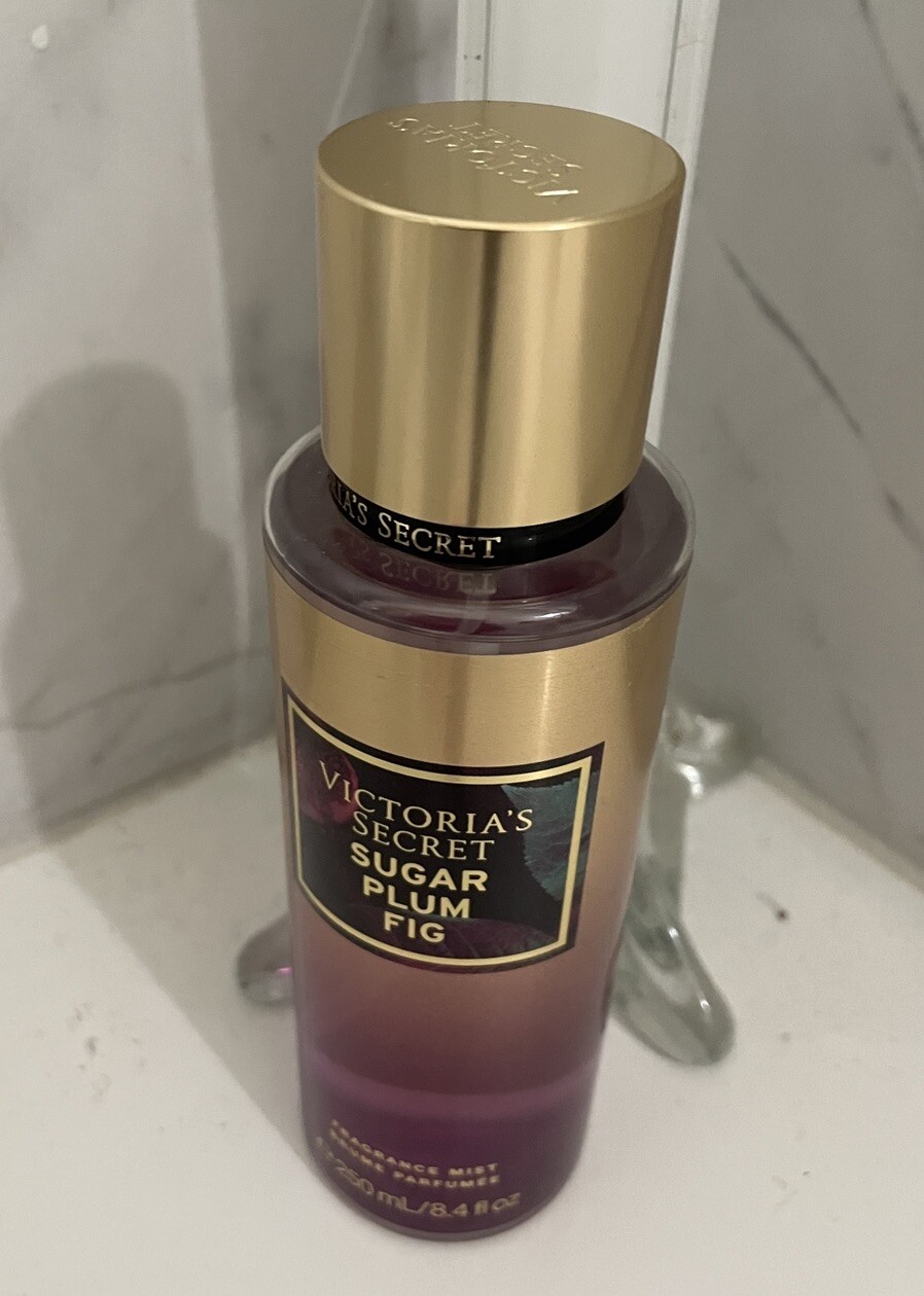 VICTORIA'S SECRET SUGAR PLUM FIG FRAGRANCE BODY MIST 8.4 FL OZ FULL ...