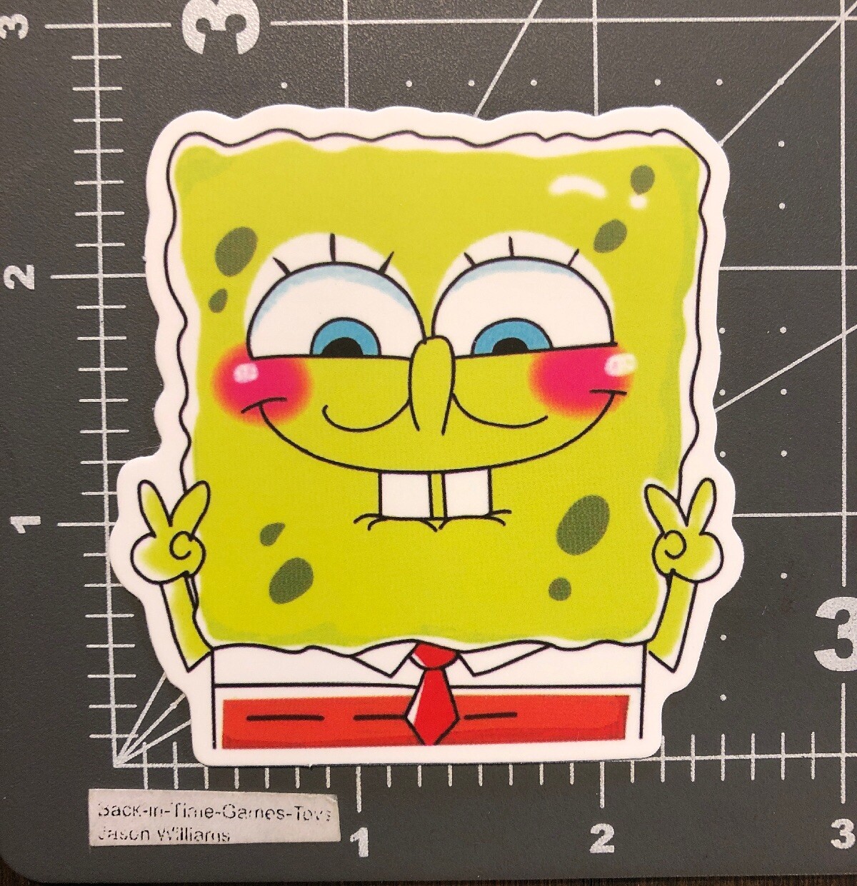 Peace Out Spongebob Humor Skateboard Laptop Guitar Decal Sticker Mat20b ...