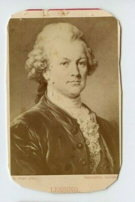 Vintage CDV Gotthold Ephraim Lessing German writer, philosopher ...