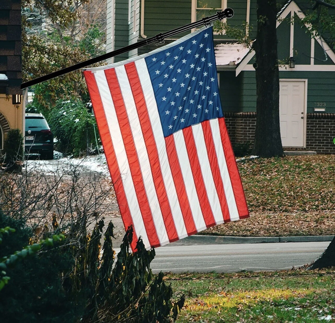 Flag Pole for House, 5 FT Flagpole Kit, includes the bracket NO flag | eBay