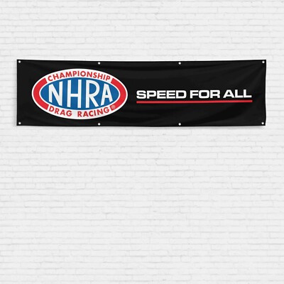 For NHRA Drag Racing 2x8 ft Banner Hot Rod National Association Sign ...