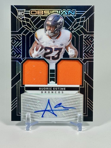 2024 Obsidian Audric Estime Dual Patch Auto Rookie 111/299 | eBay