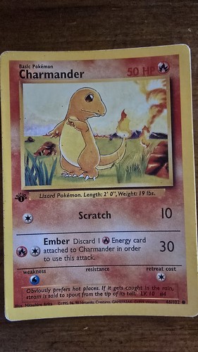 Charmander 046/102 Base Set (Shadowless) Regular | eBay