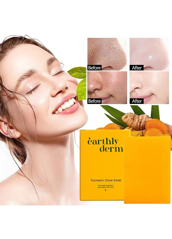 Earthly Derm Turmeric Soap, Earthly Derm Turmeric Glow Soap ...