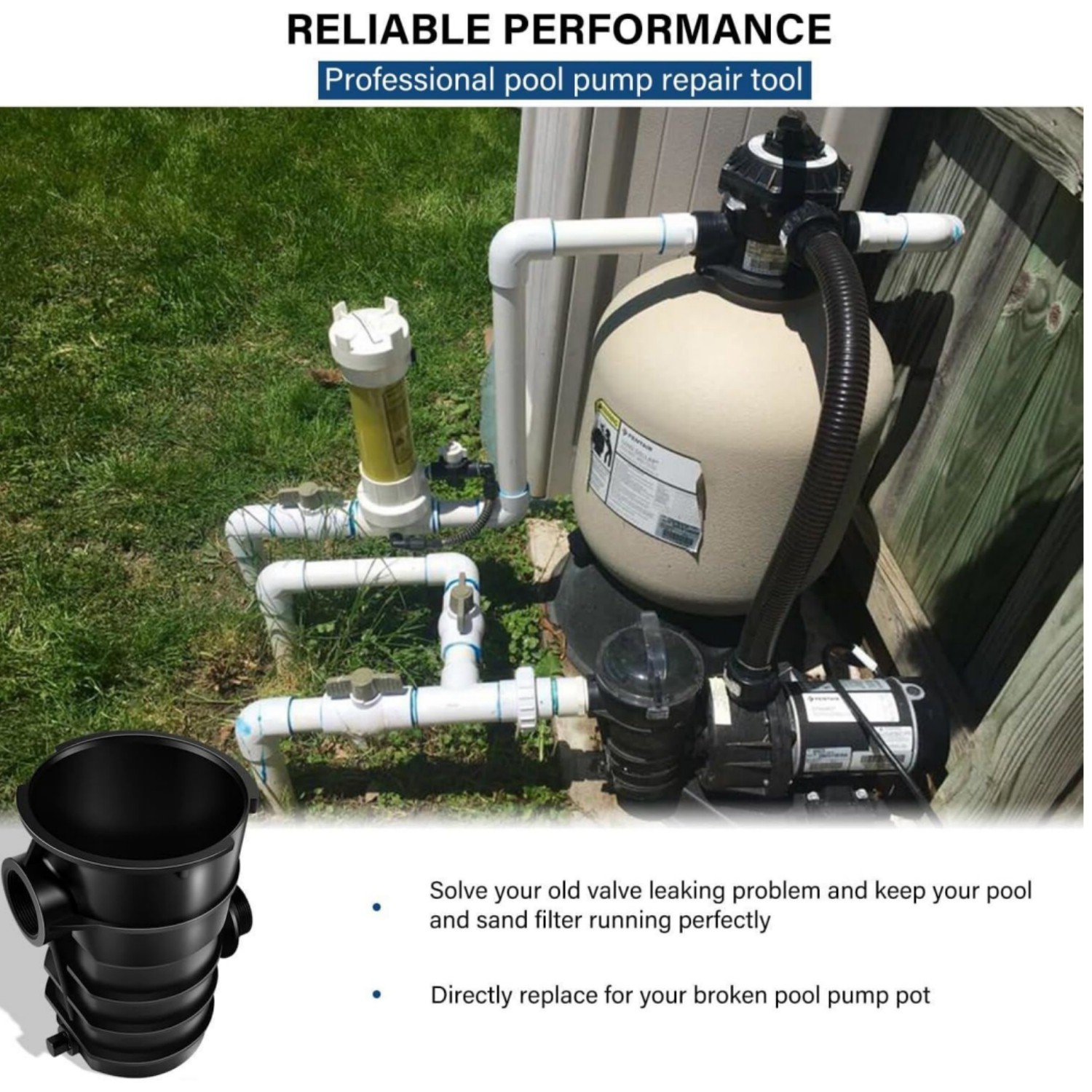 Pot Direct Replacement for Pentair/Pac Fab/Sta-Rite Dynamo Pool Pump ...