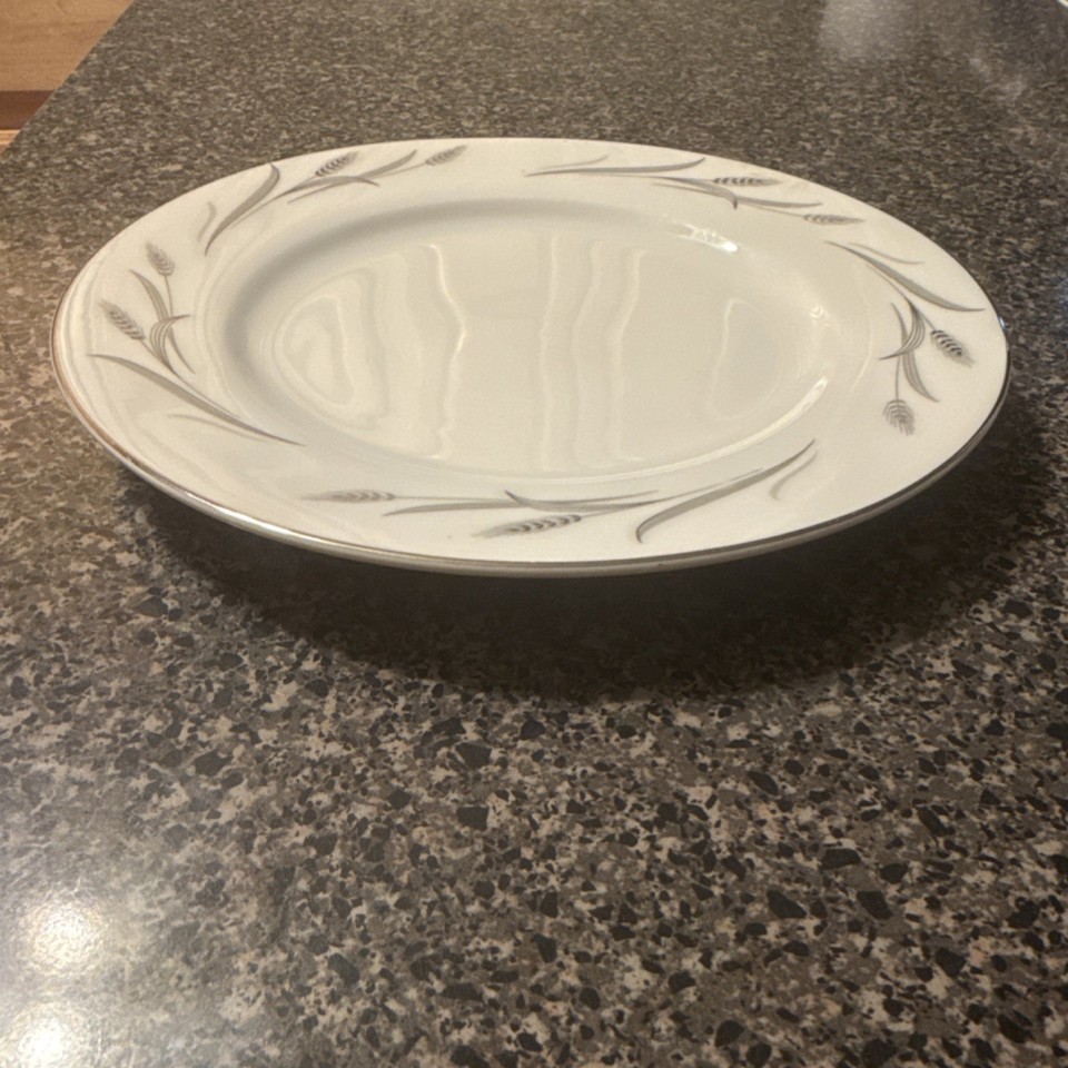 Norleans China Summerfield Dinner Plate White Gray Round Japan | eBay