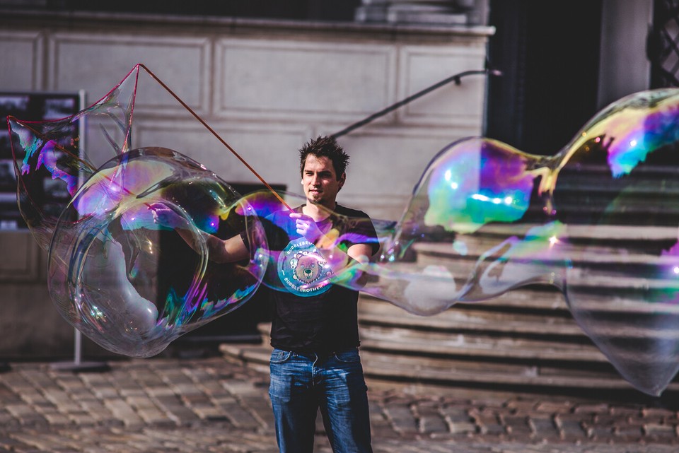 Huge Soap Bubbles Set Bubble Sticks 50cm Red 1Hole Soap Bubble Solution ...