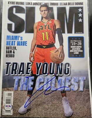 Trae Young Signed Atlanta Hawks Slam Magazine PSA/DNA | eBay