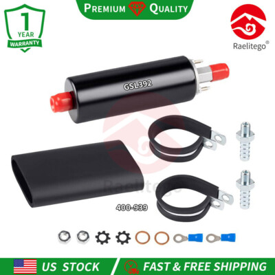 GSL392 External Universal Inline Electric Fuel Pump 255LPH With ...