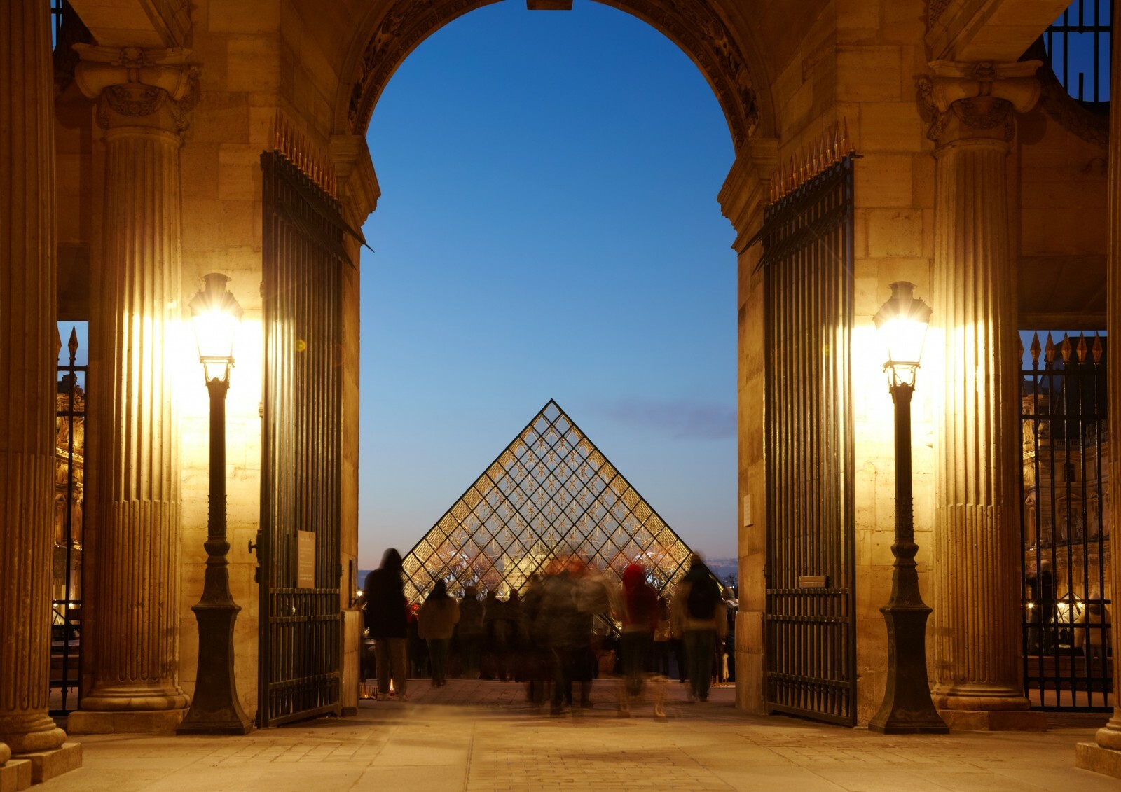 Cool Louvre Palace Poster Size A4 / A3 Paris France Landscape Poster ...