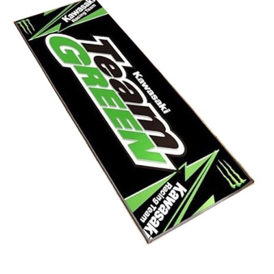 Motocross Garage Pit For Kawasaki Bike Mat Motorcycle Floor Rug Parking ...
