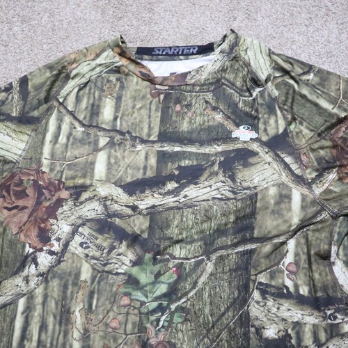 STARTER Hunting Camo Dri Star Short Sleeve Workout Shirt Adult Men's ...