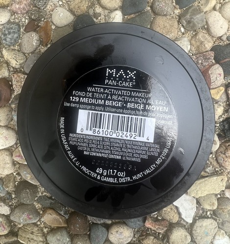 Max Factor Pancake Foundation - Medium Beige #129 Pan Cake Large 1.7 Oz 49g for sale online | eBay