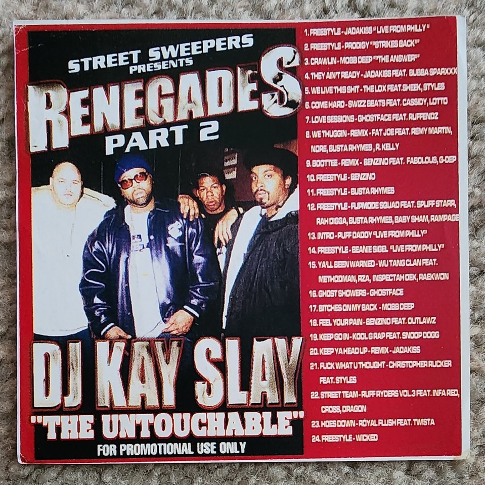 DJ Kay Slay Streetsweepers "Renegades Pt. 2" MIX CD RARE OG Mixtape New ...