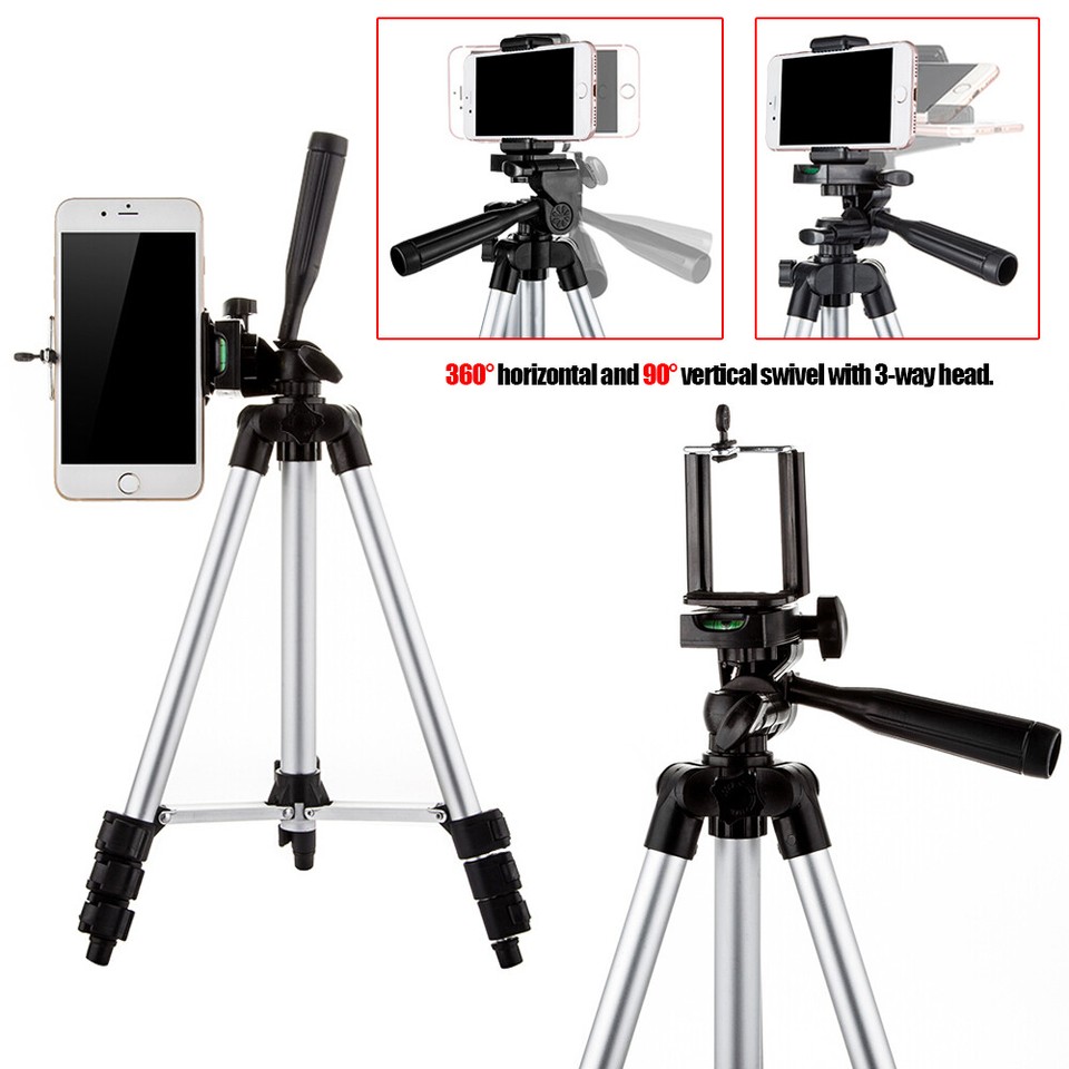 Professional Camera Phone Holder Tripod Stand for Smartphone iPhone ...