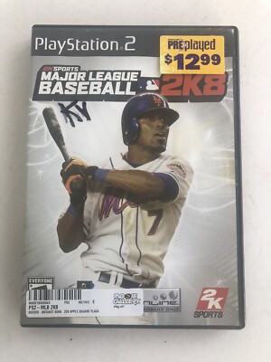 PlayStation 2 Major League Sports Baseball 2K Sports 2K8 | eBay