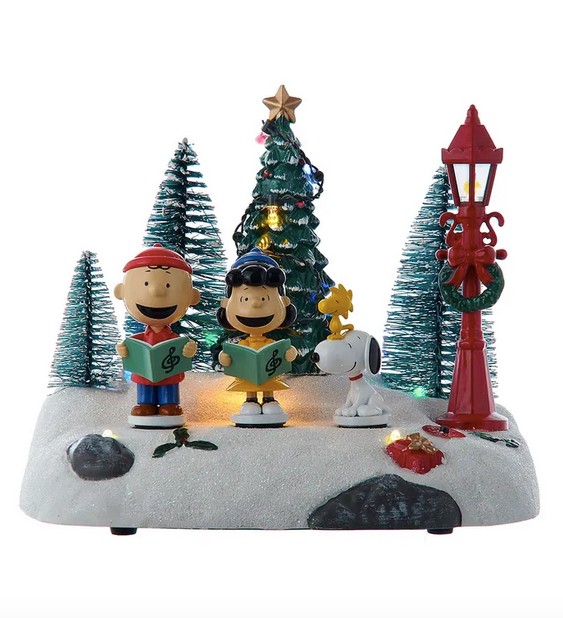 Kurt Adler Snoopy Charlie Brown Choir Musical LED New Christmas PN5236 ...