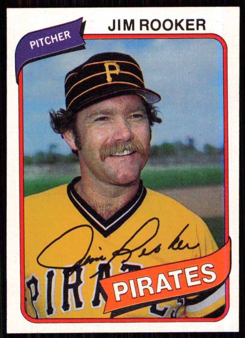1980 Topps Jim Rooker Pittsburgh Pirates #694 | eBay