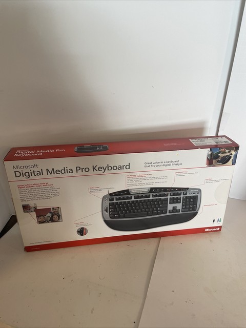 Microsoft Digital Media Pro KC0405 BX1-00005 Wired Keyboard for sale ...