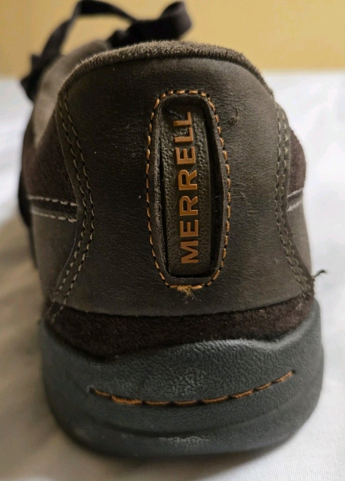 Merrell Men's Performance Footwear Espresso Brown Suede/Leather Shoe ...