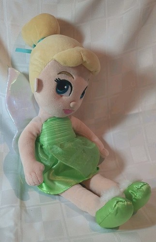 Disney Tinkerbell Plush Stuffed Toddler Doll 14” Ready To Be Loved ...