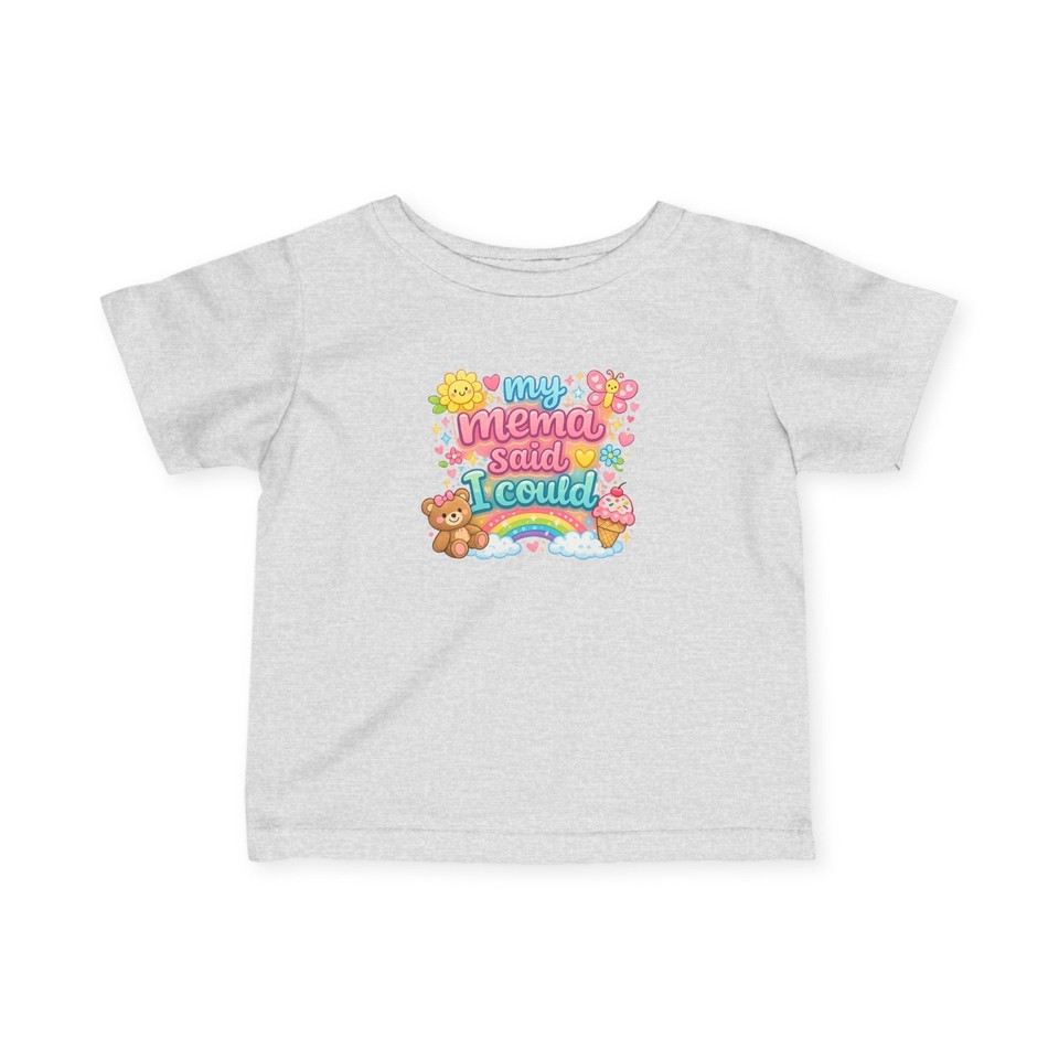 My Mema Said I Could Infant Tee | Toddler Girl Tee| Mema Gift for ...