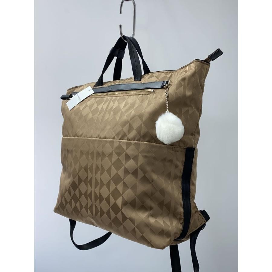Kanana Project 2-Way RucksHbag Beige Monogram Allover Pattern | eBay