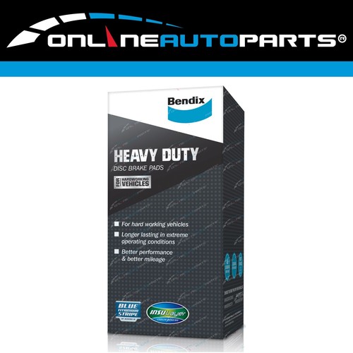 Bendix Heavy Duty Rear Disc Brake Pads Set for Peugeot 4007 2.2L PSA ...