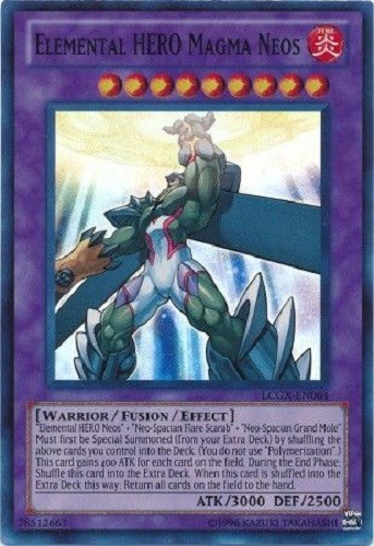 Elemental Hero Magma Neos - LCGX-EN064 - Super Rare Unlimited yugioh ...