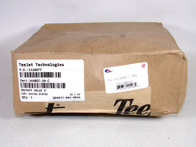 TeeJet Technologies 344BEC-24-C Shutoff Valve 1" | eBay