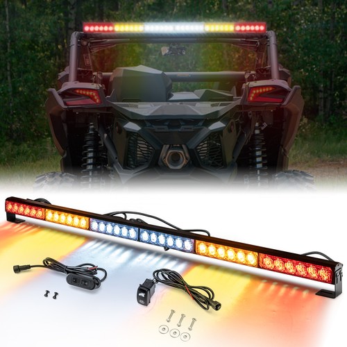 WEISEN For Polaris RZR Pro XP/Pro R 36" Rear LED Chase Light Bar ...
