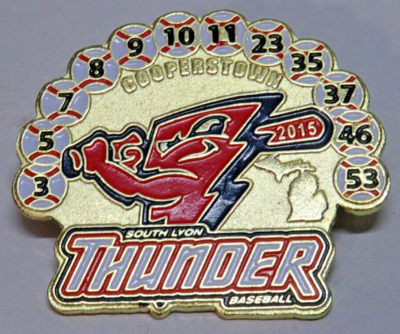 Pin Thunder Baseball Logo