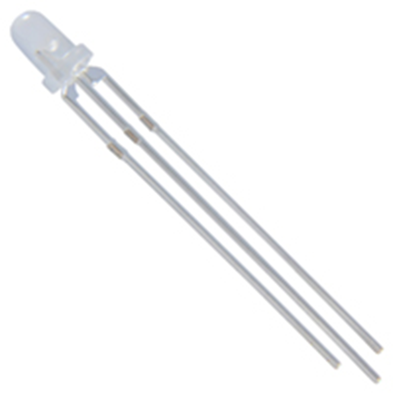 NTE Electronics NTE30103 LED-bi-color 3mm Red/blue 3-lead 1000 Mcd Red ...